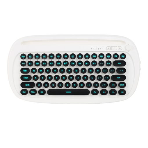 Cute Bluetooth Keyboard Wireless Bt Keypad Dual Model Design Backlight